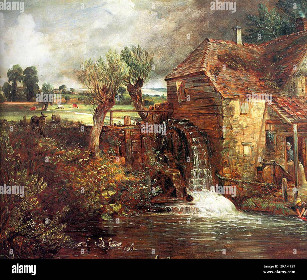 A Mill at Gillingham in Dorset 1826 by John Constable Stock Photo - Alamy