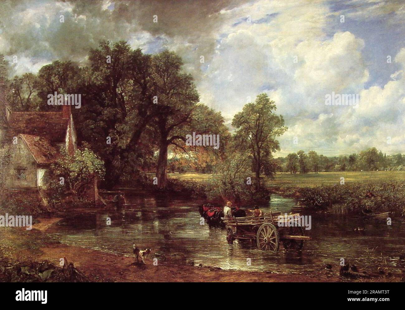 The Hay Wain 1821 by John Constable Stock Photo - Alamy