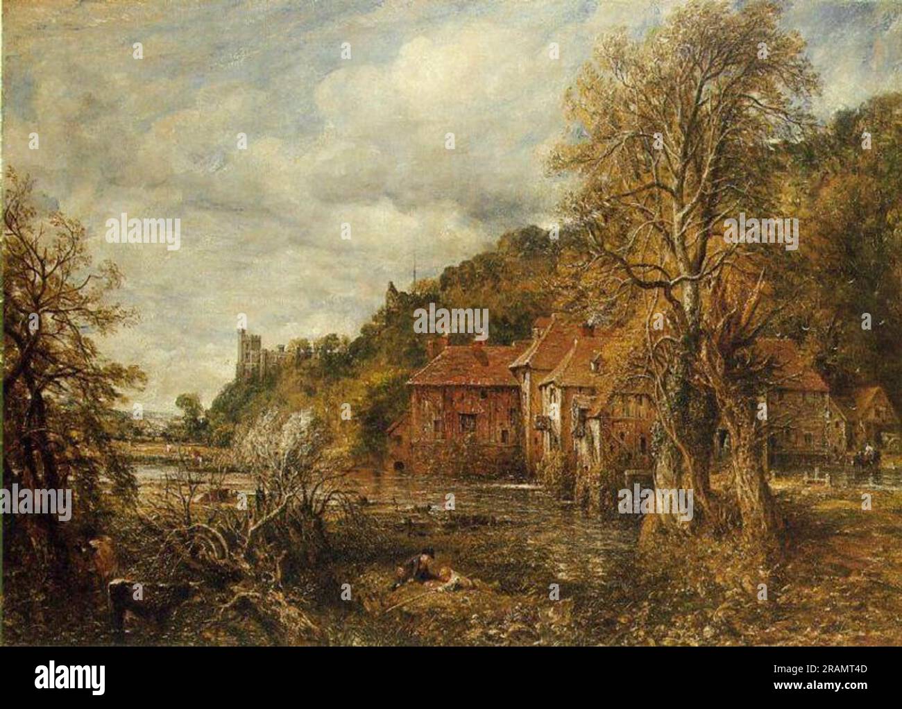 Arundel Mill and Castle 1837 by John Constable Stock Photo - Alamy