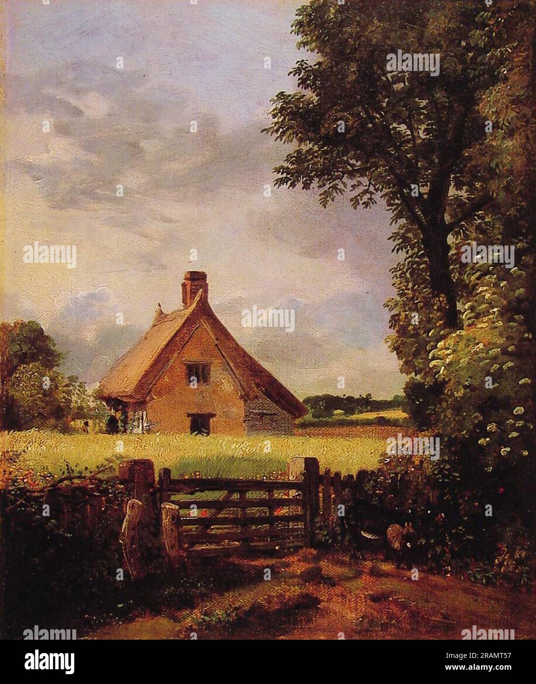 John constable a cottage in a cornfield hi-res stock photography and ...