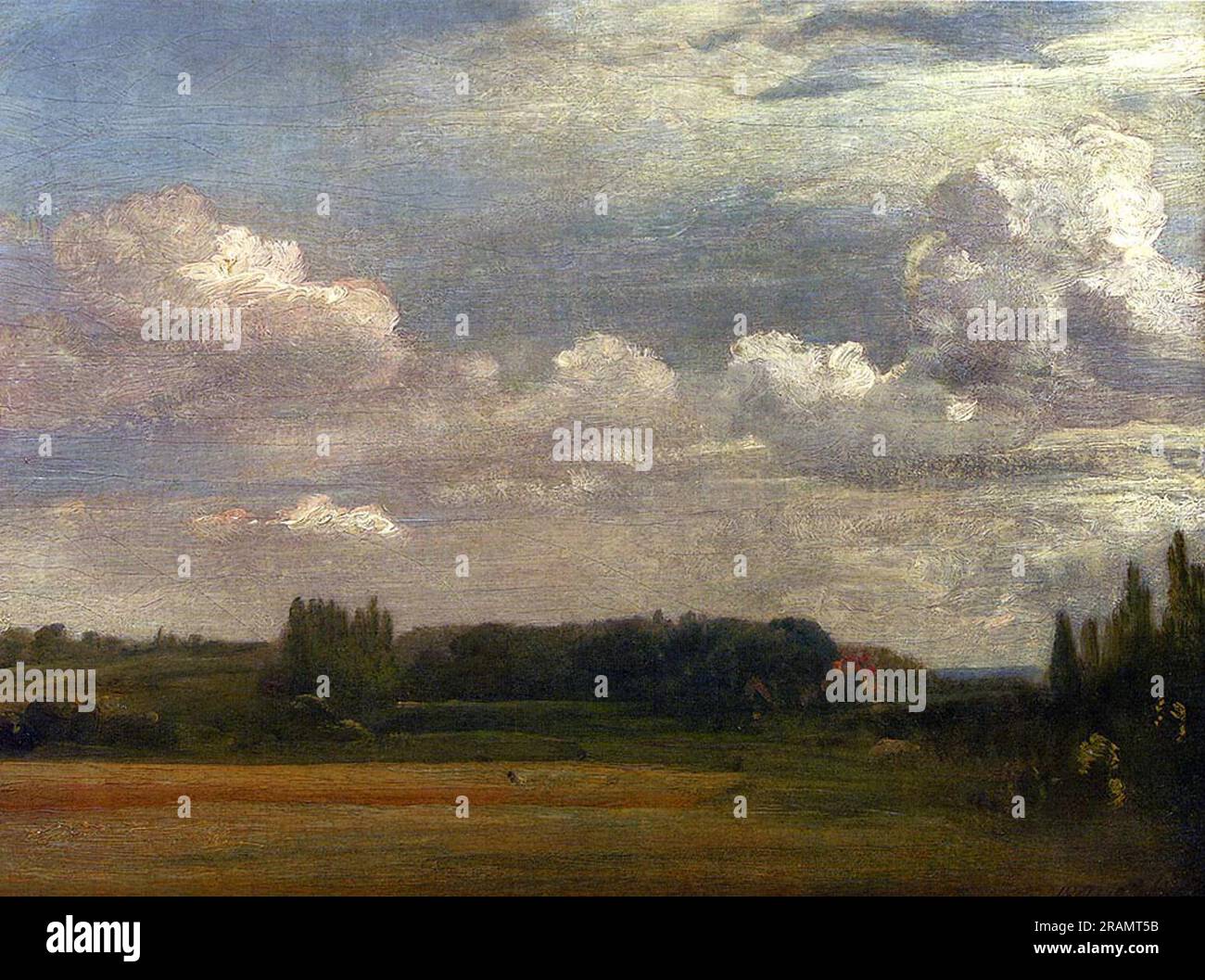 View Towards The Rectory From East Bergholt House 1813 by John ...