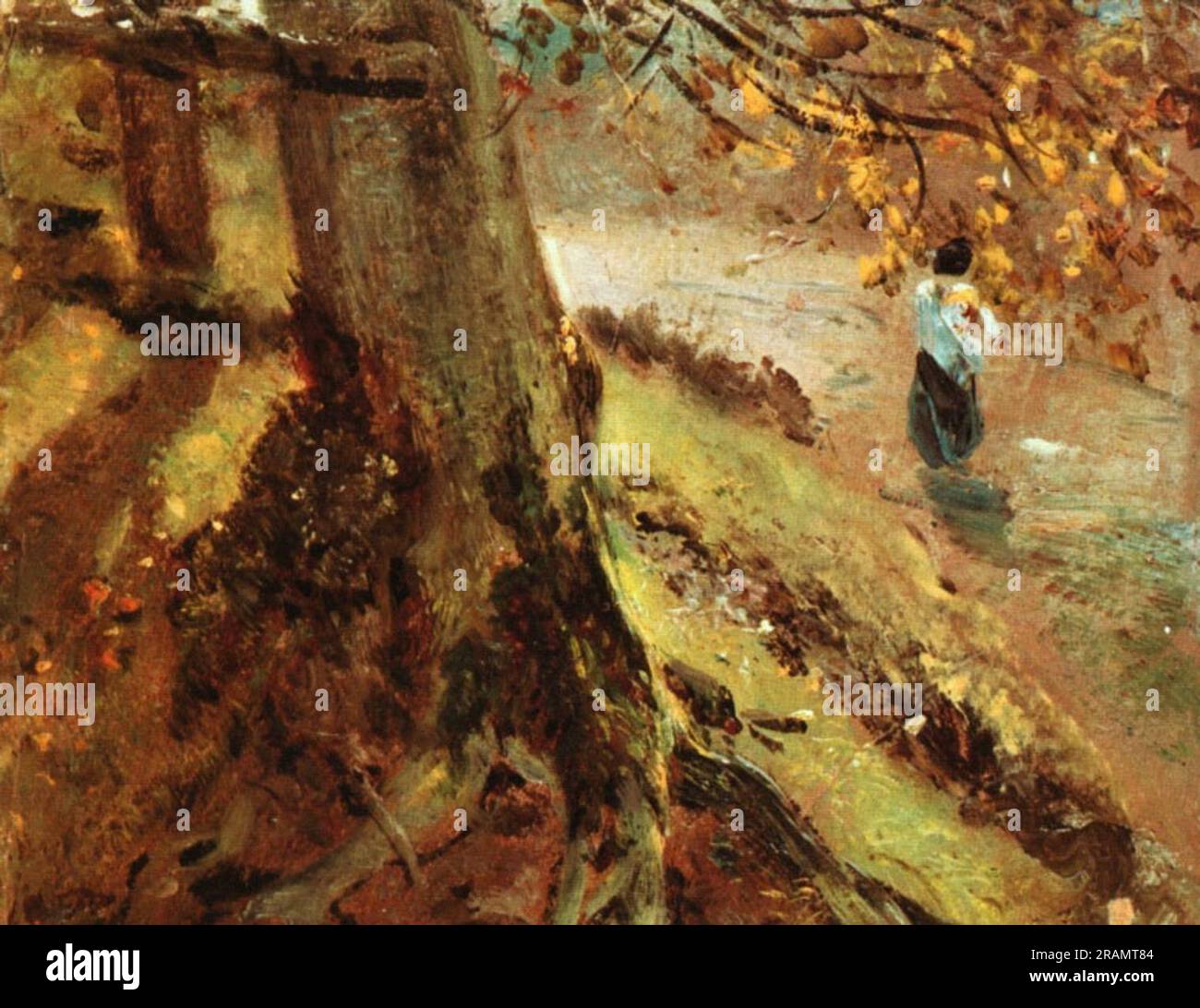 Study of tree trunks by John Constable Stock Photo - Alamy