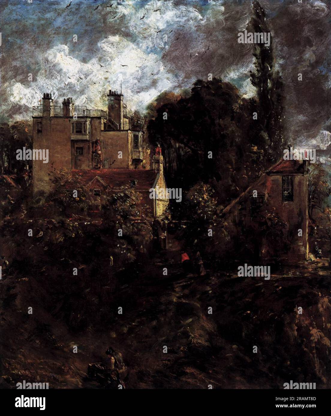 The Admiral's House (The Grove) 1823 by John Constable Stock Photo - Alamy