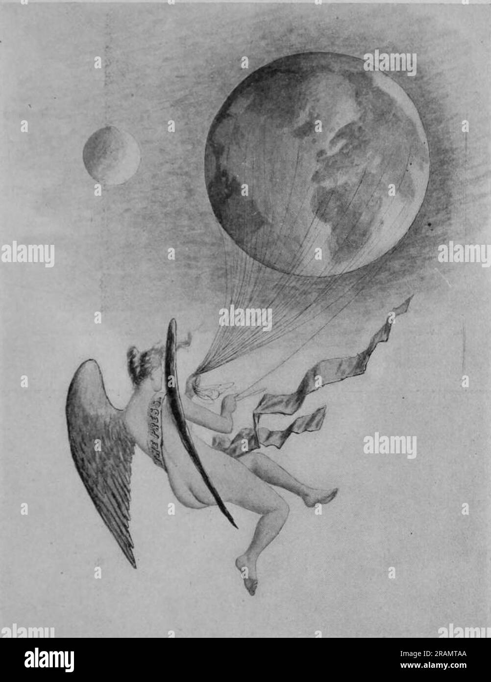 Drawing Submitted to the Fourth Estate's Art Competition. A Winged ...