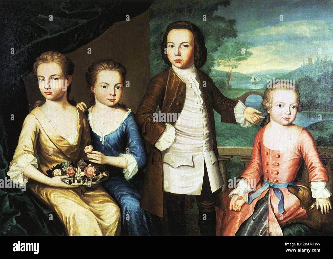 The Gore Children 1755 by John Singleton Copley Stock Photo - Alamy