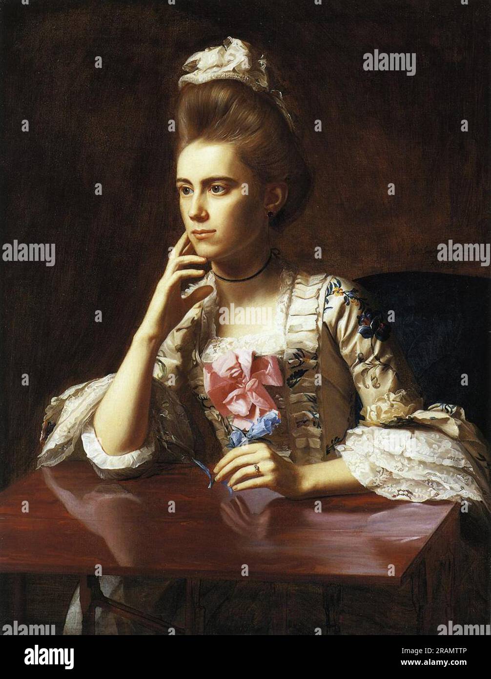 Mrs.Richard Skinner 1772 by John Singleton Copley Stock Photo - Alamy