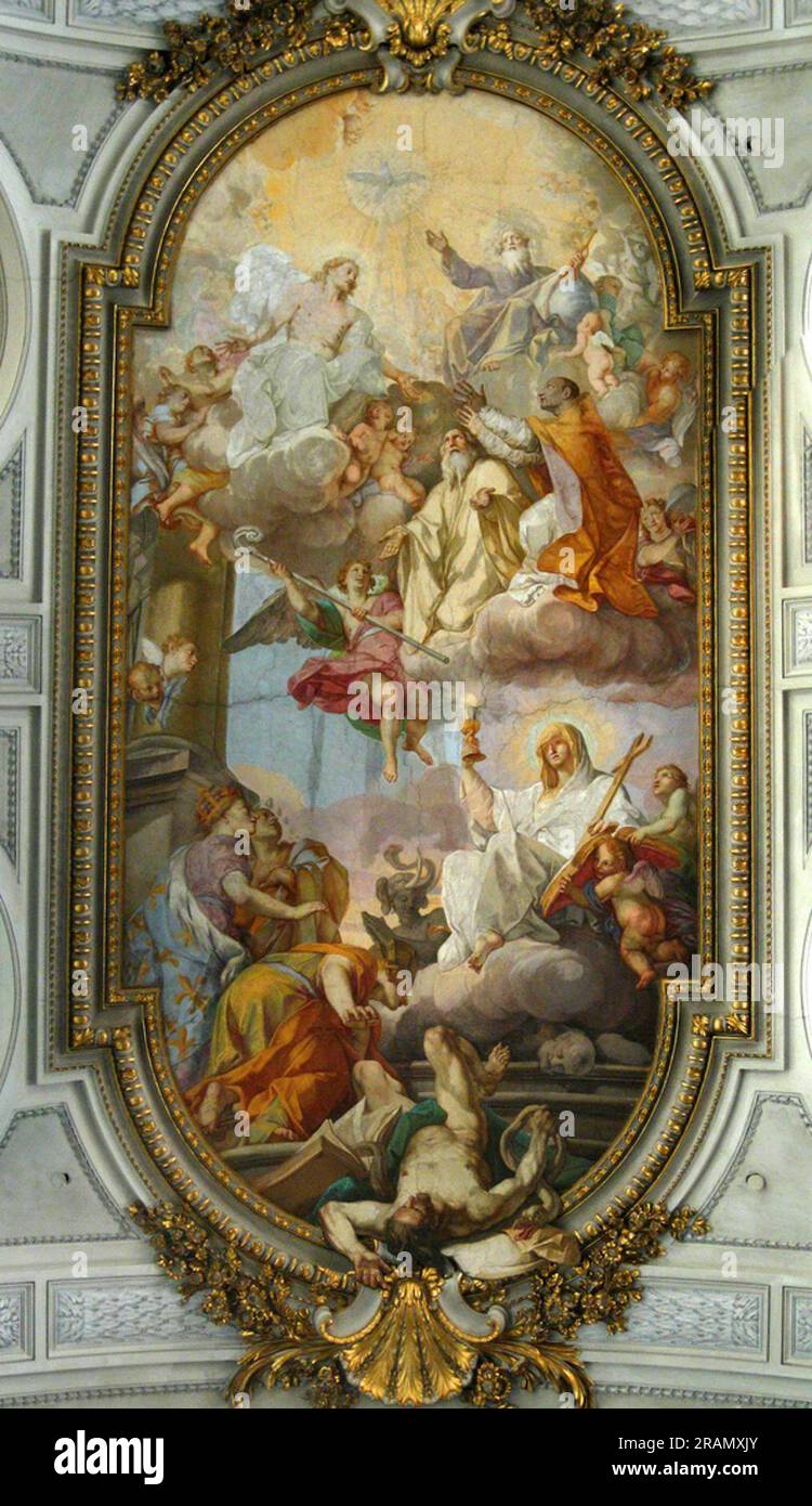 San Gregorio Al Celio by Placido Costanzi Stock Photo - Alamy