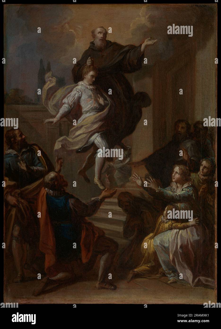 A Miracle of Saint Joseph of Cupertino 1750 by Placido Costanzi Stock ...