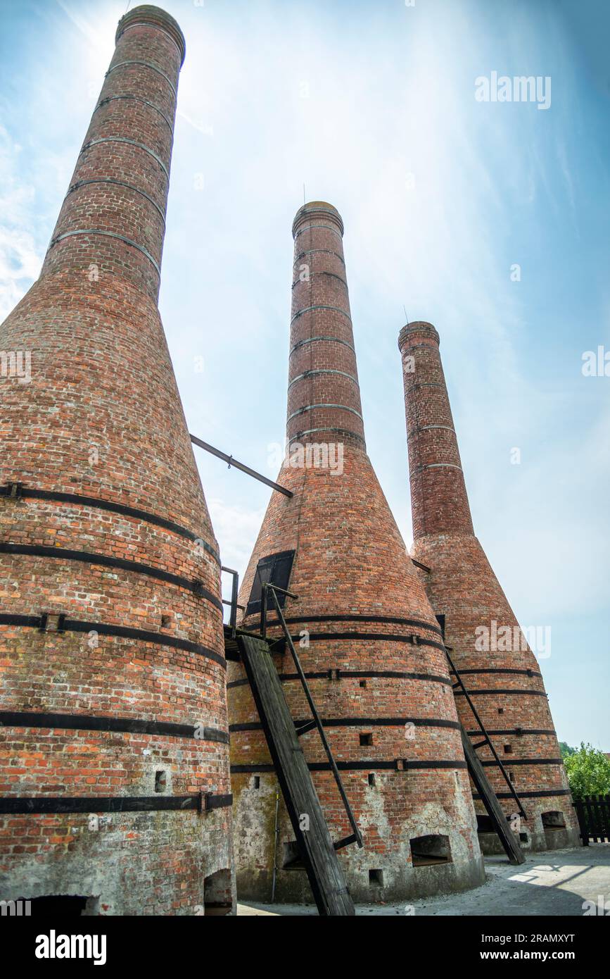 kilns used to burn shells to make lime at the Zuiderzee Museum Stock ...
