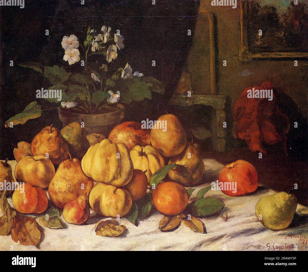 Gustave courbet still life apples hi-res stock photography and images ...