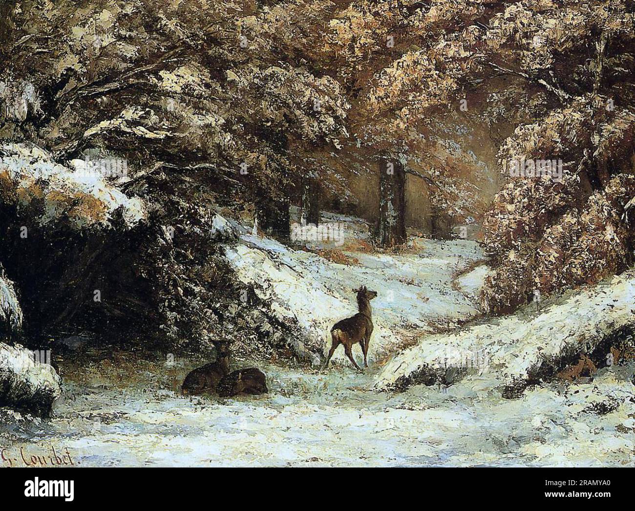 Gustave courbet winter landscape hi-res stock photography and images ...