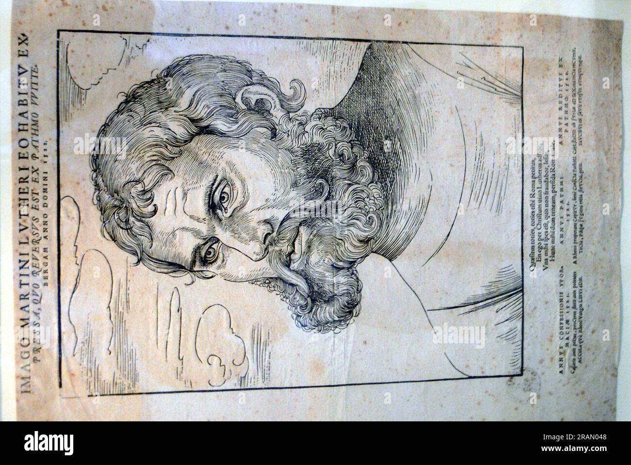 Martin Luther as Junker Jörg 1522; Germany by Lucas Cranach the Elder ...