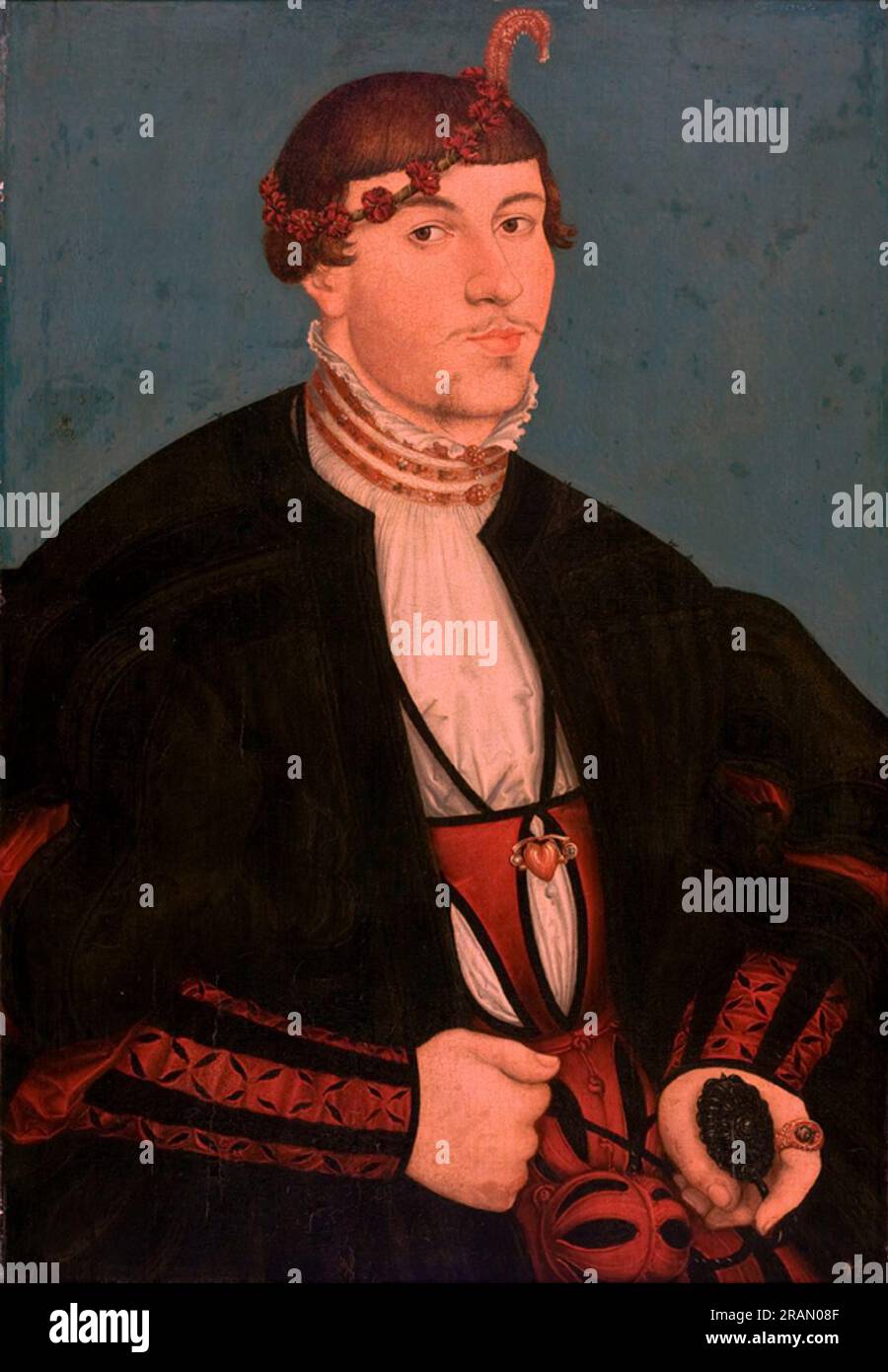 Portrait of a Young Nobleman 1539; Germany by Lucas Cranach the Elder ...