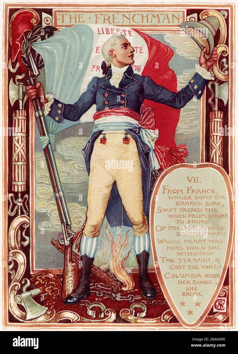 The Frenchman 1893 by Walter Crane Stock Photo - Alamy