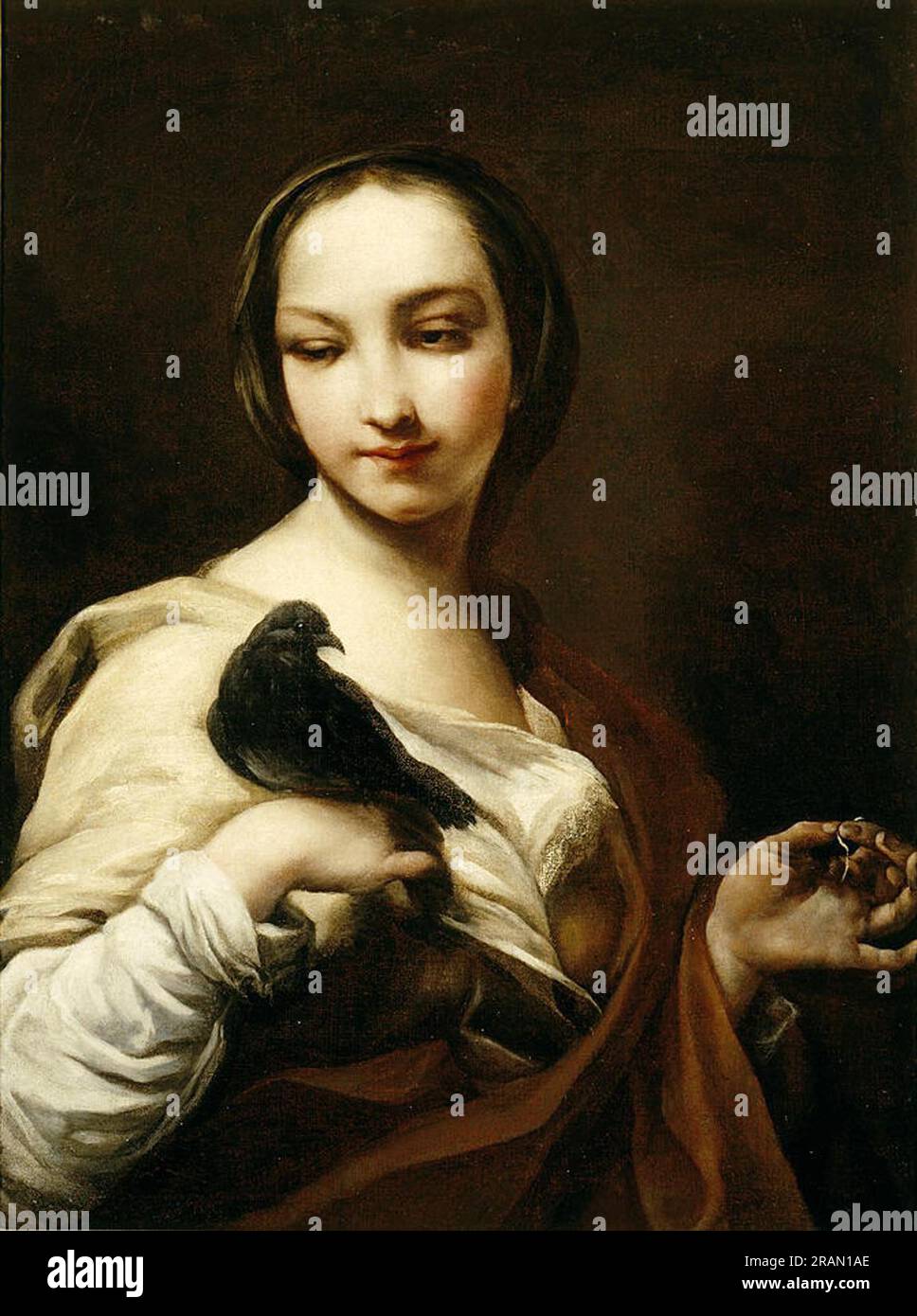 Girl with a dove hi-res stock photography and images - Alamy