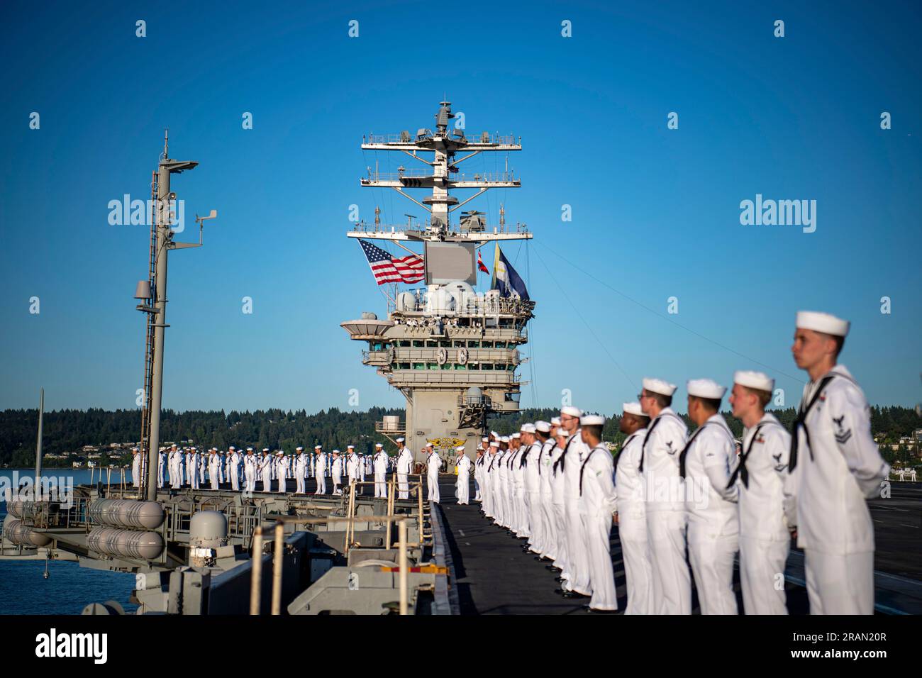 230702-N-ZQ263-1180 BREMERTON, Wash. (July 2, 2023) U.S. Navy Sailors ...