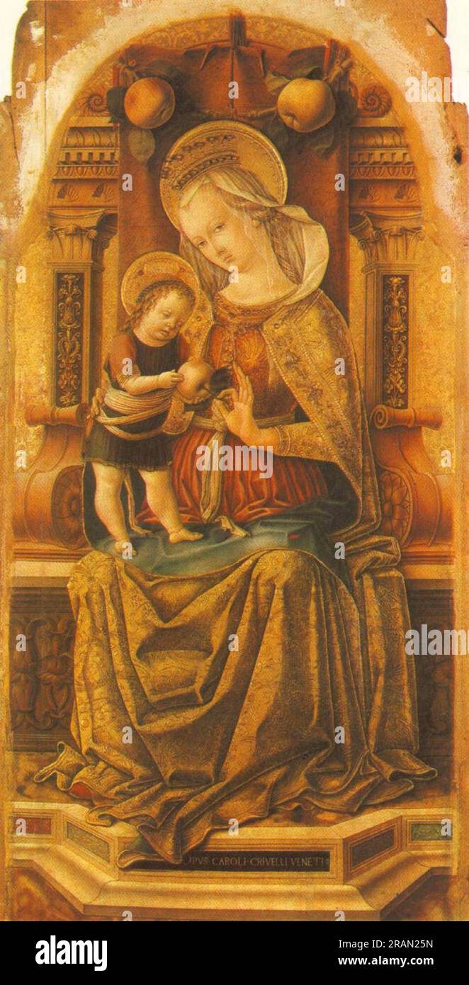 Carlo crivelli madonna hi-res stock photography and images - Alamy