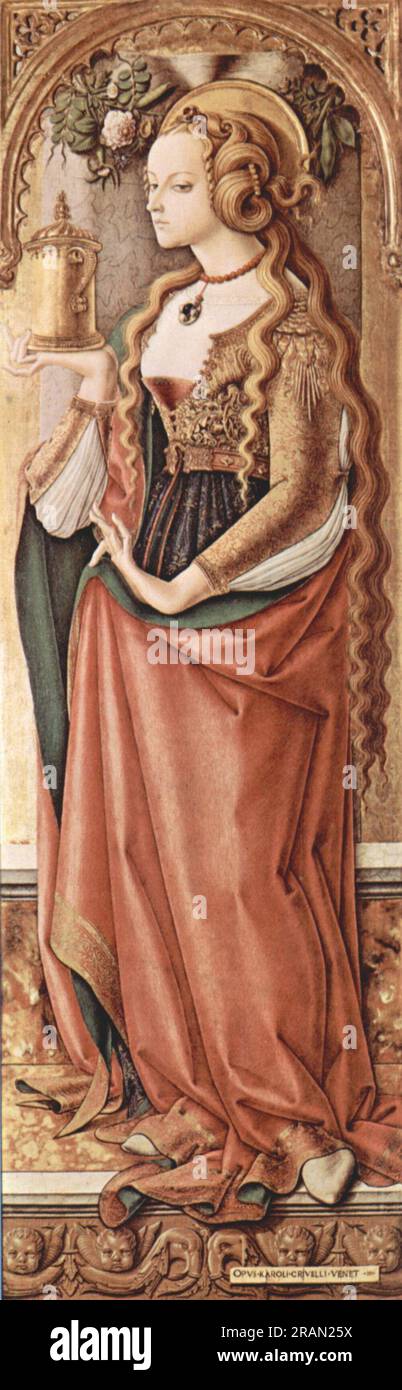 Mary magdalene carlo crivelli painting art hi-res stock photography and images - Alamy