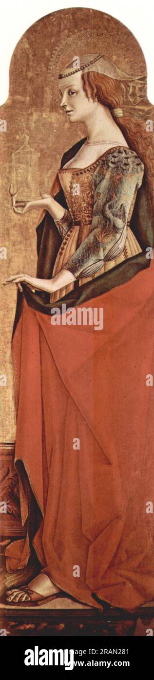Mary magdalene carlo crivelli painting art hi-res stock photography and images - Alamy