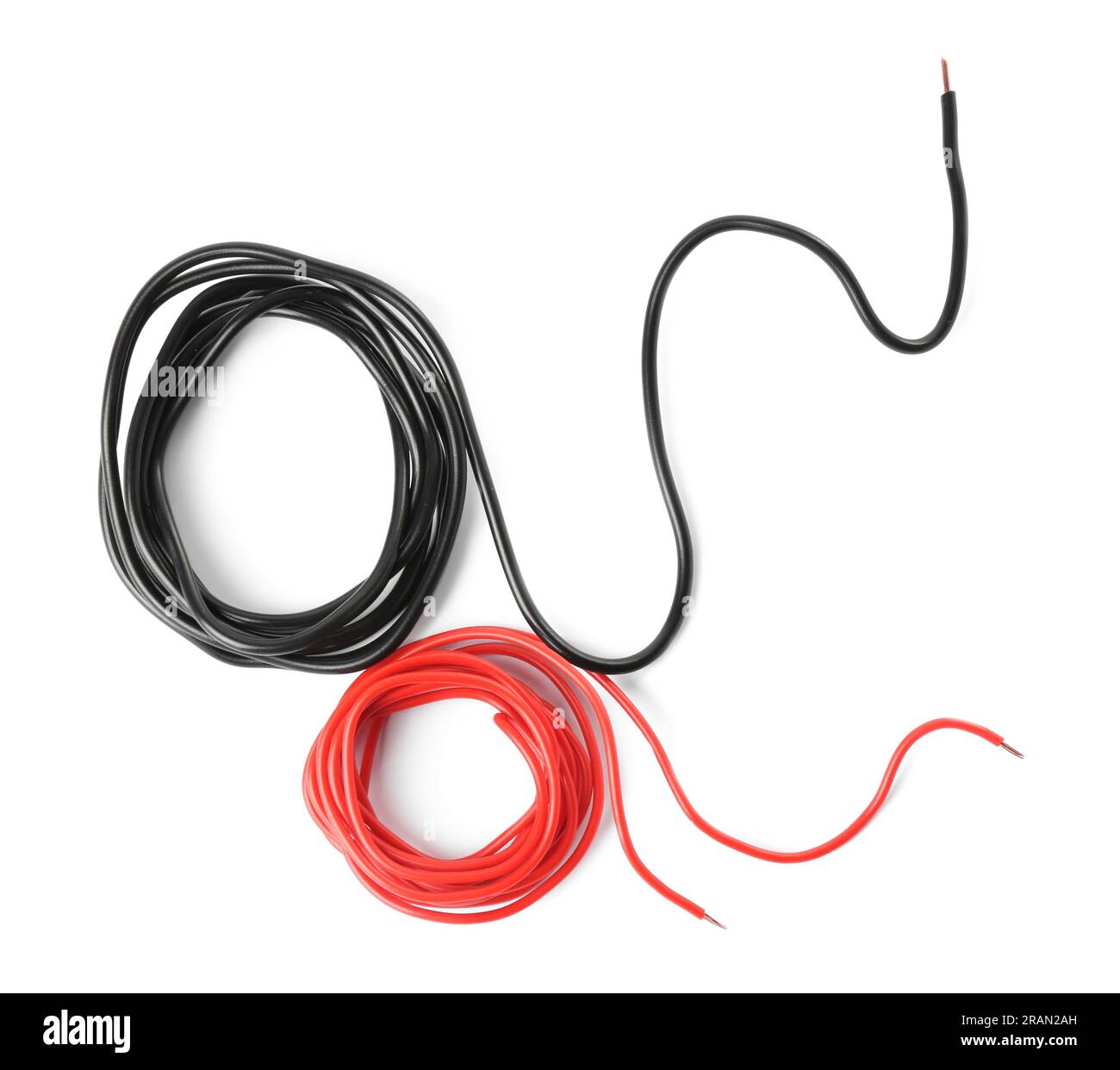 Red white black wires Cut Out Stock Images & Pictures - Alamy