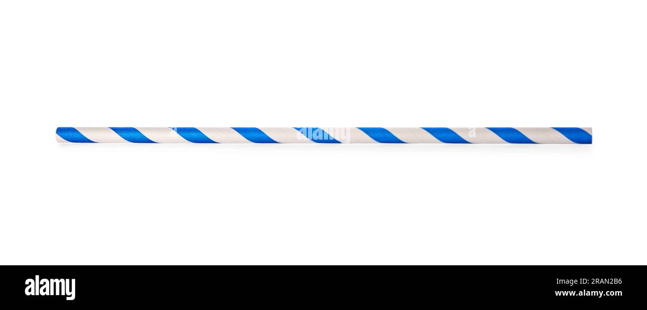One striped paper straw hi-res stock photography and images - Alamy