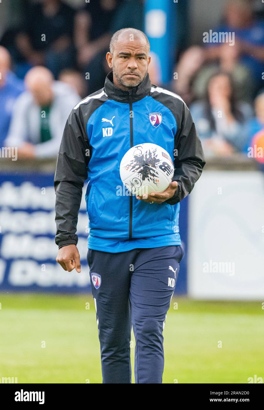 Matlock, Derbyshire, England 4th July 2023. First team coach Kieron ...