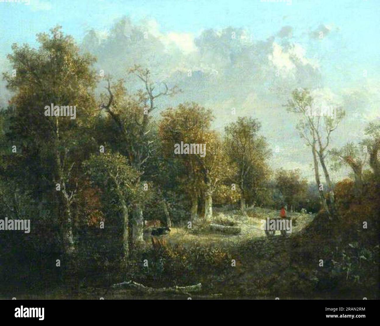 The Edge of the Forest by John Crome Stock Photo - Alamy