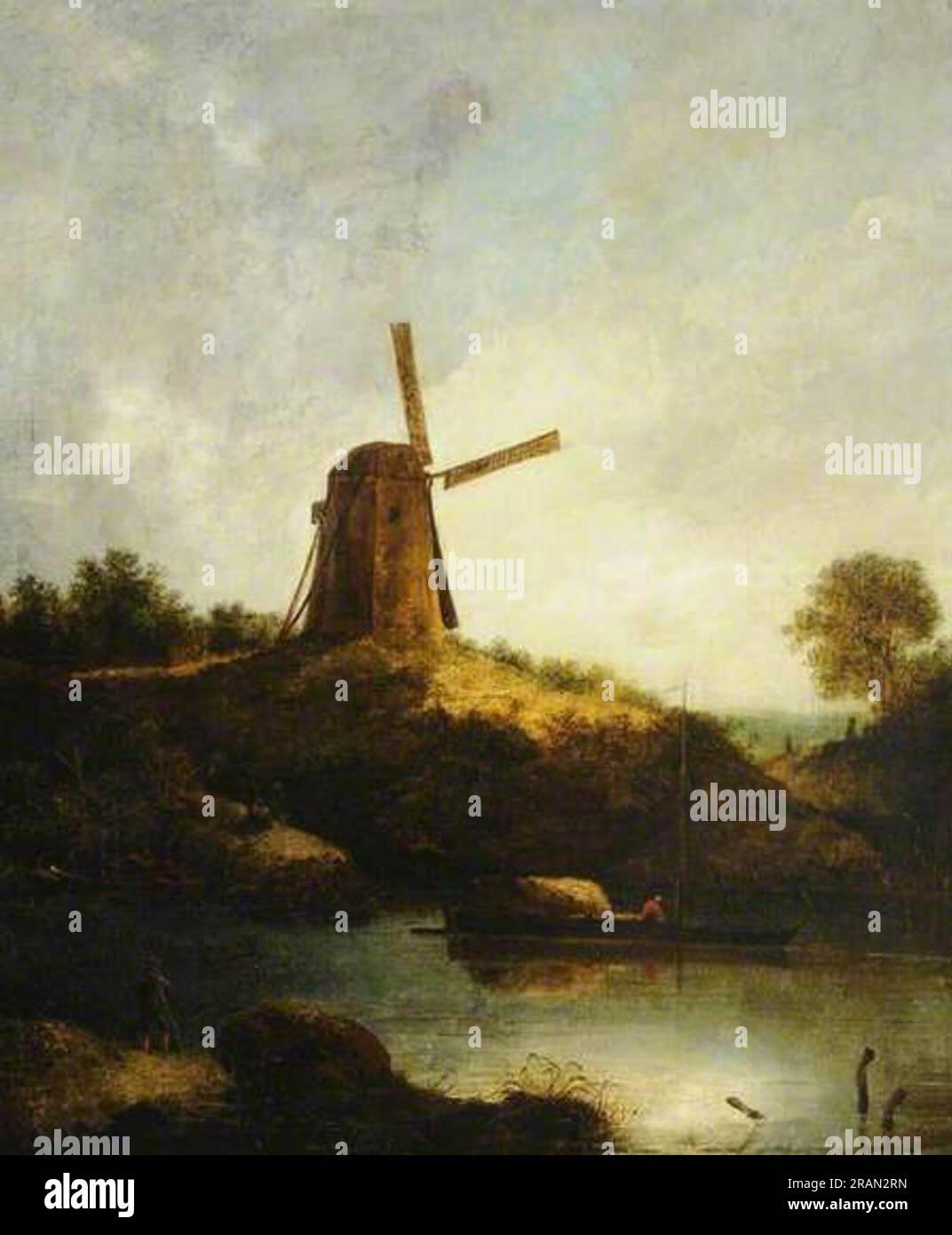 The Windmill by John Crome Stock Photo - Alamy