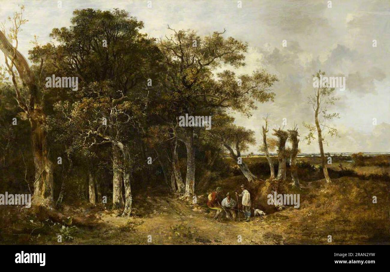 The Beaters 1810 by John Crome Stock Photo - Alamy