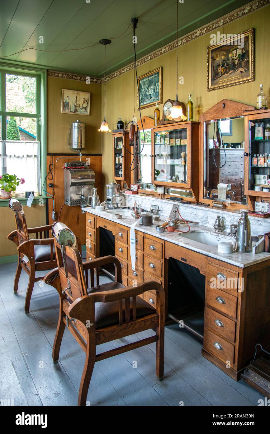 Barbershop inside interior hi-res stock photography and images - Alamy