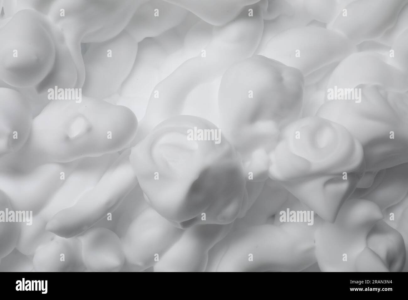 Texture of white shaving foam as background, top view Stock Photo - Alamy