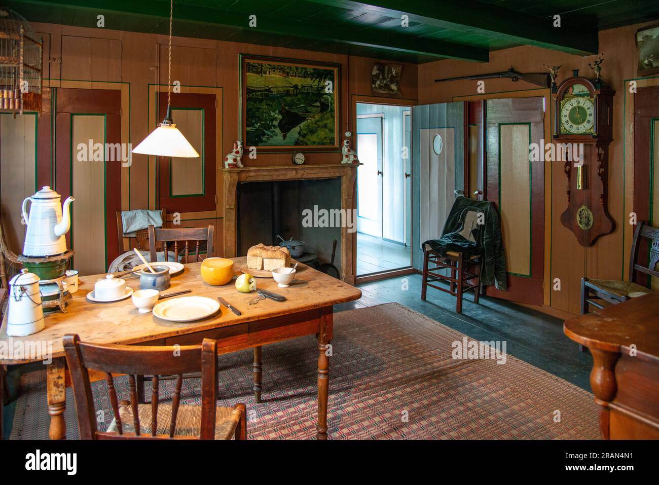 inside a Dutch home at the Zuiderzee Musuem Stock Photo - Alamy