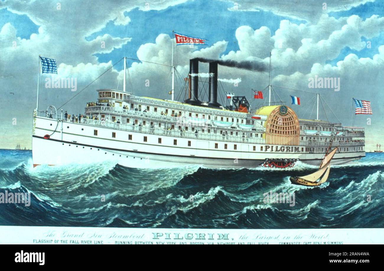 Steamer the fall river line hi-res stock photography and images - Alamy