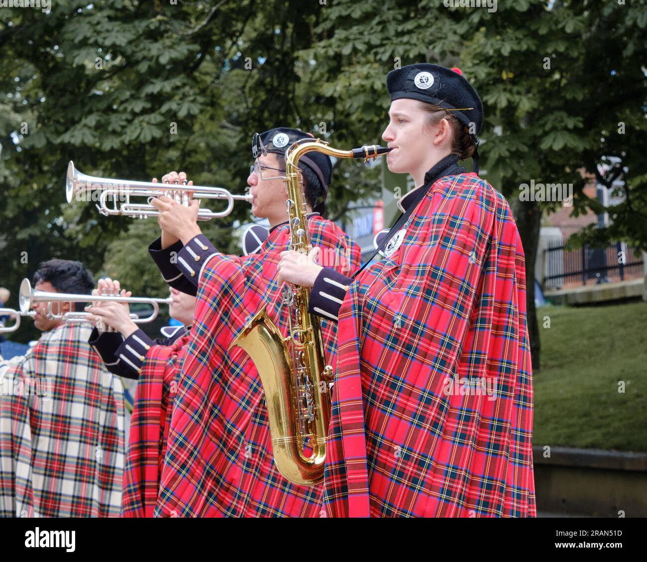Governor livingston highlander band hi-res stock photography and images ...