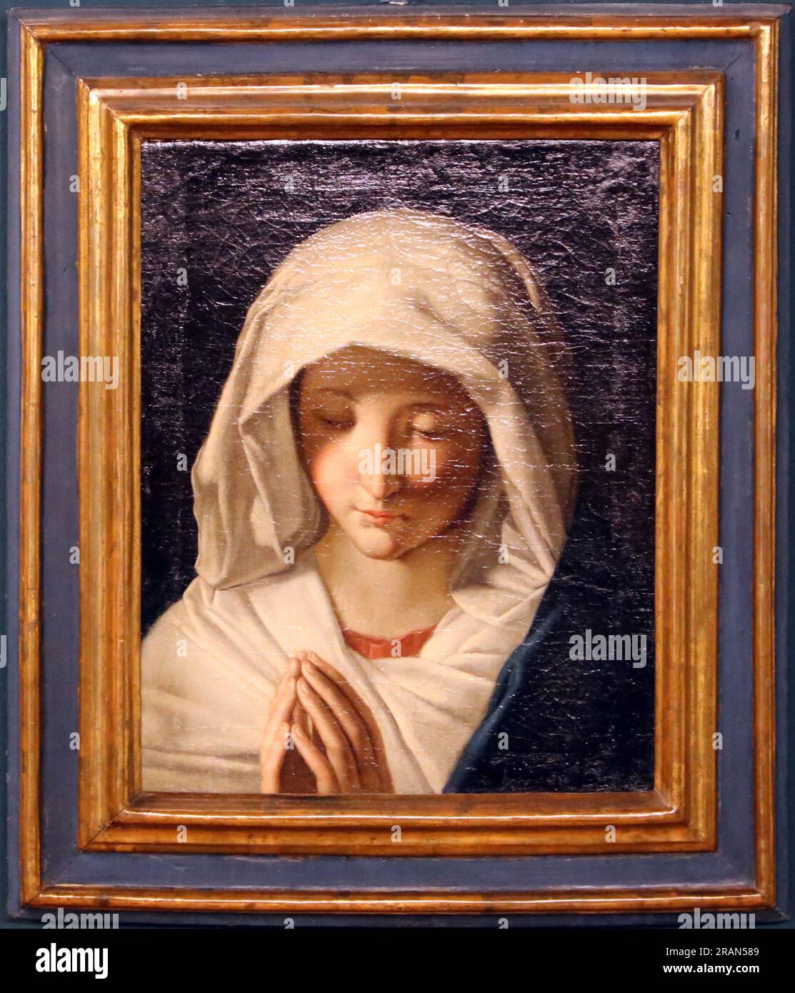 Madonna Orante by Sassoferrato Stock Photo - Alamy