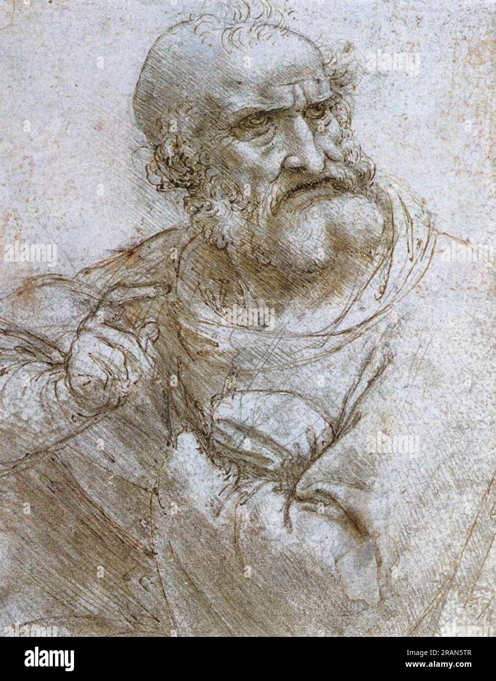 Study for the Last Supper c.1495; Milan, Italy by Leonardo da Vinci ...