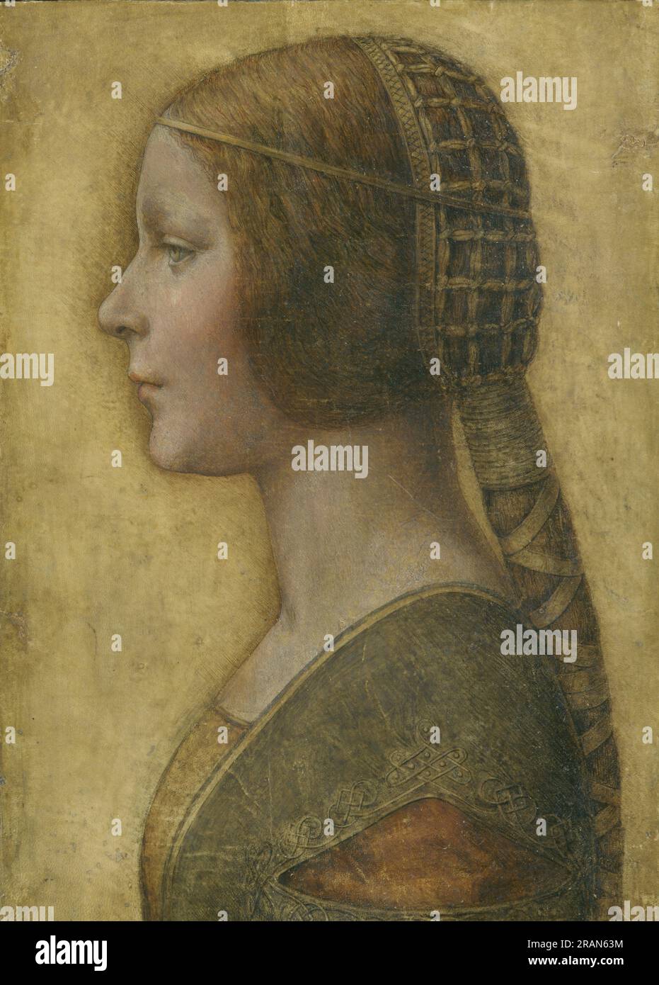La Bella Principessa - Portrait of Bianca Sforza 1495 - 1498; Italy by ...