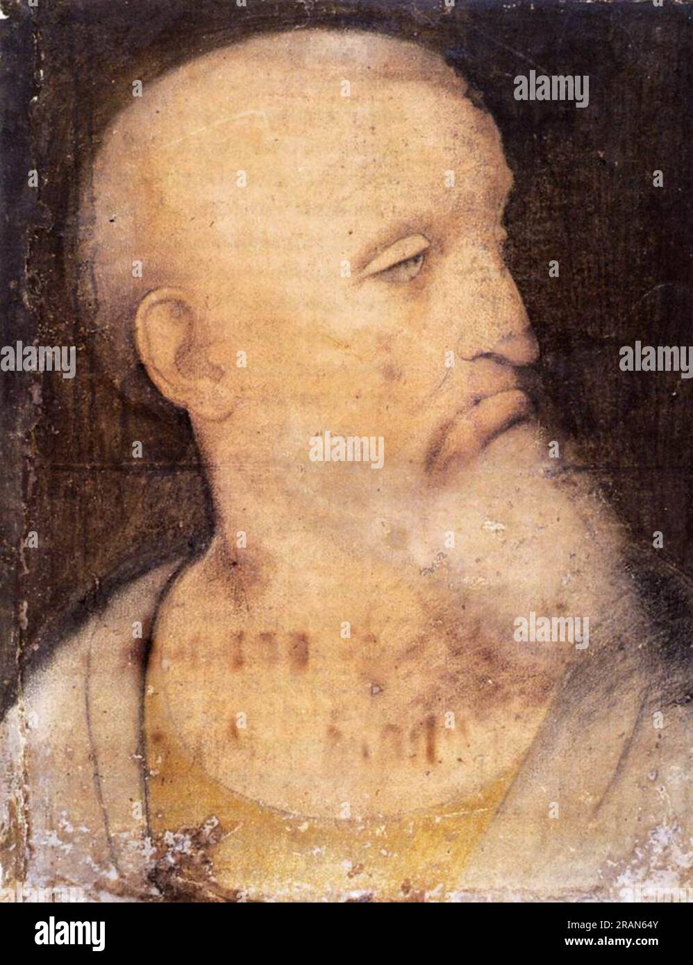 Head of St. Andrew by Leonardo da Vinci Stock Photo - Alamy