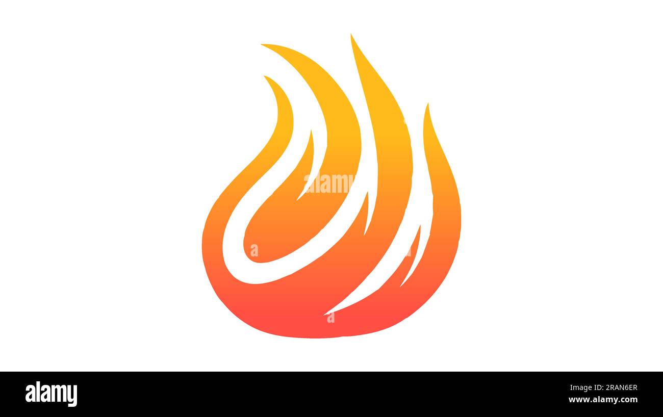 Fire flame logo vector illustration design template. vector fire flames ...