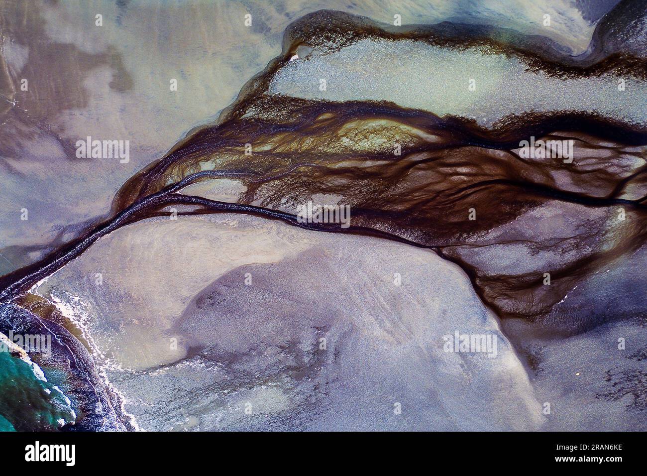 Aerial of Graham Island, Haida Gwaii archipelago, BC, Canada Stock ...