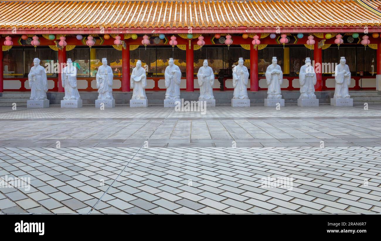 Nagasaki, Japan - Nov 28 2022: Confucius Shrine (Koshi-byo) built in ...