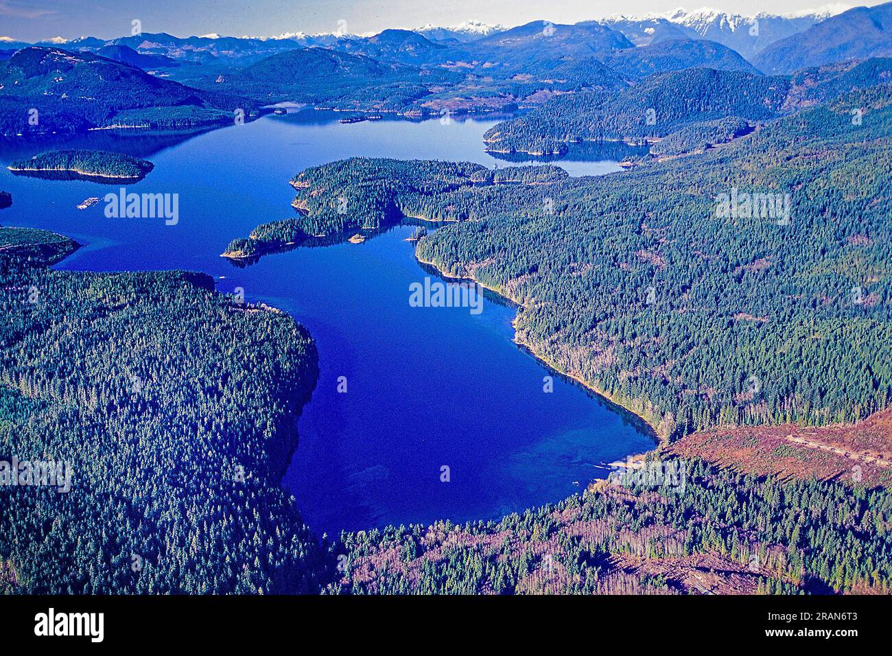 Aerial canada inside passage hi-res stock photography and images - Alamy