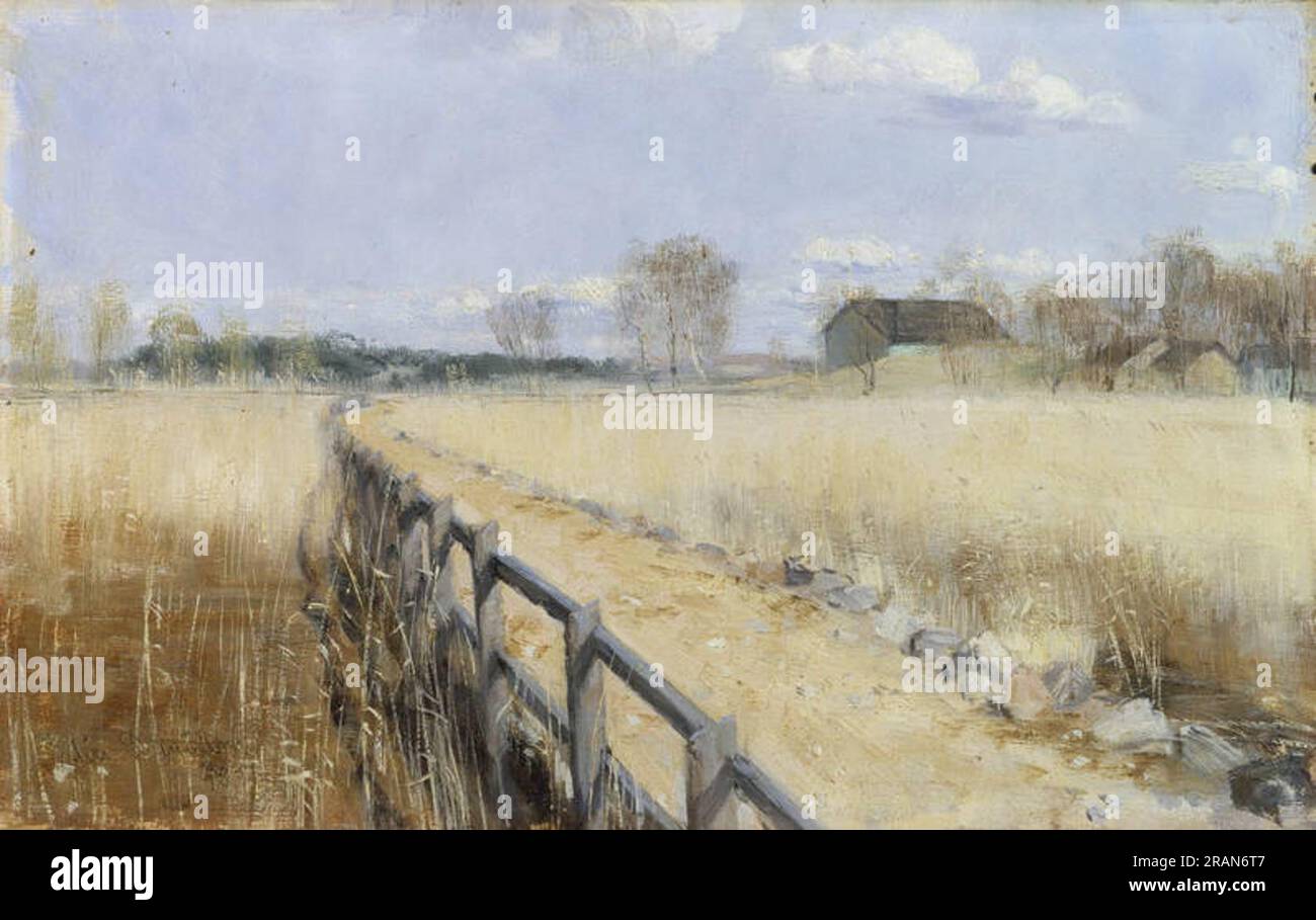 Runsala Bro 1891 by Elin Danielson-Gambogi Stock Photo - Alamy