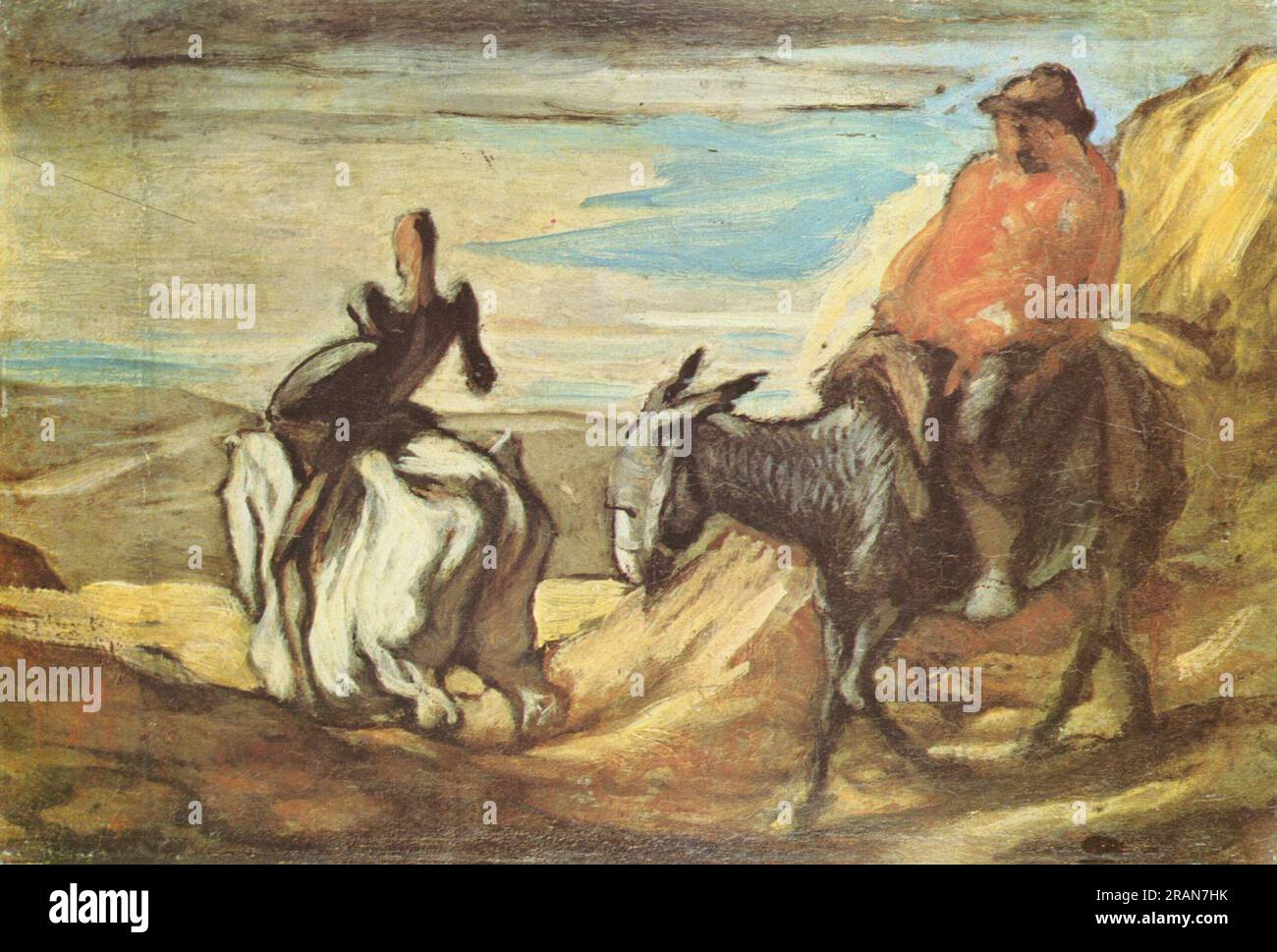Don quixote sancho painting hi-res stock photography and images - Alamy