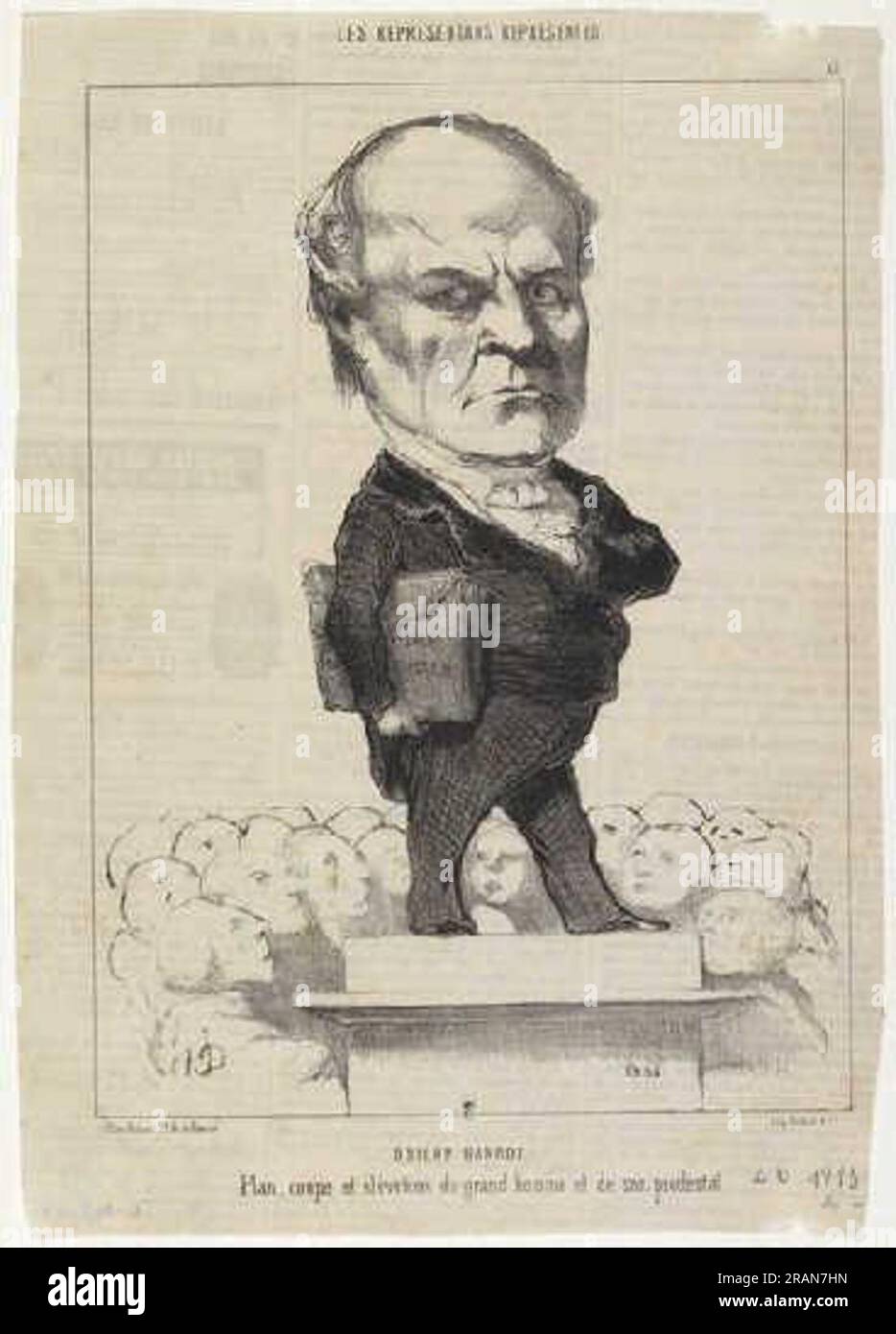 Odilon Barrot 1849 by Honore Daumier Stock Photo - Alamy
