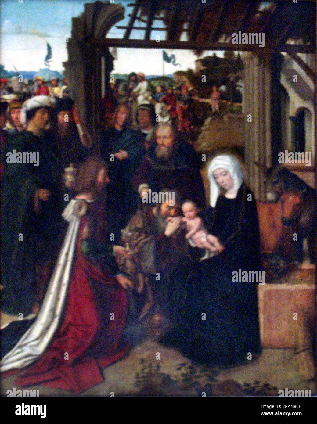 Gerard david adoration hi-res stock photography and images - Alamy
