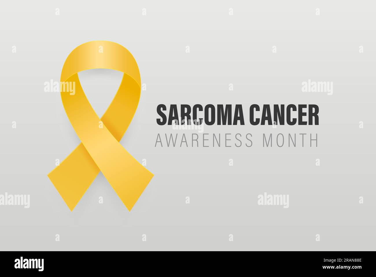 Sarcoma, Bone Cancer Banner, Card, Placard with Vector 3d Realistic ...