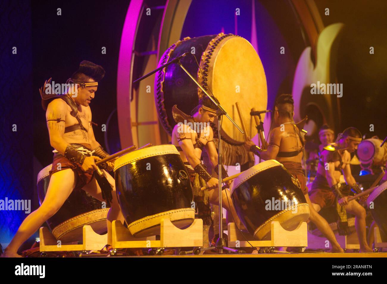 Drum performance is a traditional Thai performing art that represents ...