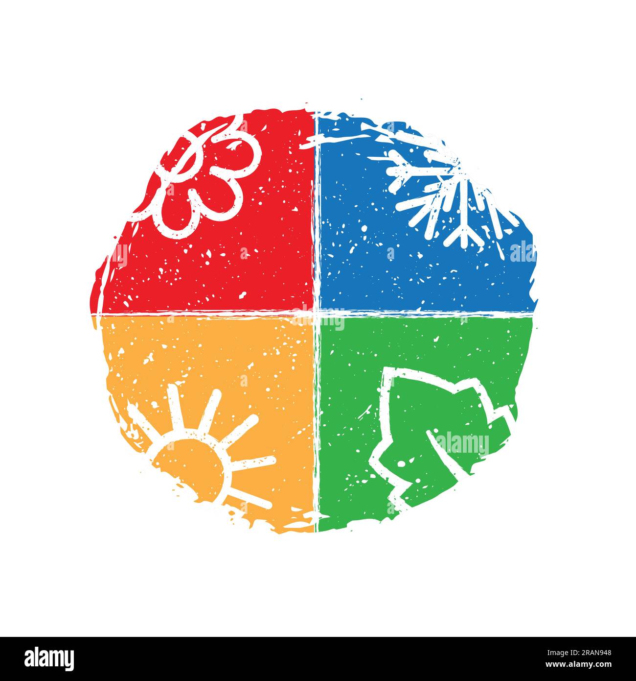 Four corner sign Stock Vector Images - Alamy