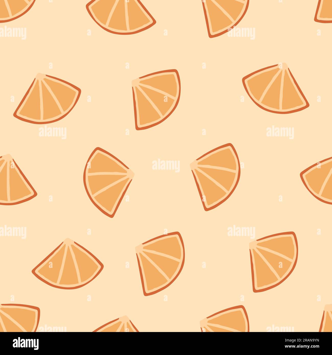 Orange Slices Pattern Vector Illustration Stock Vector Image & Art - Alamy